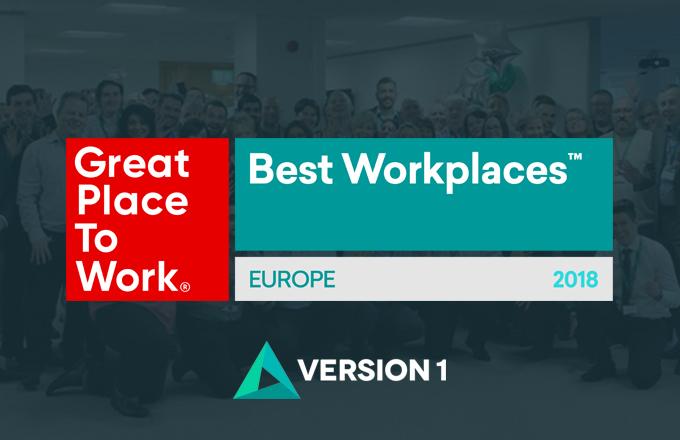 Version 1 Named a Best Workplace by Great Place to Work® Europe - Version 1